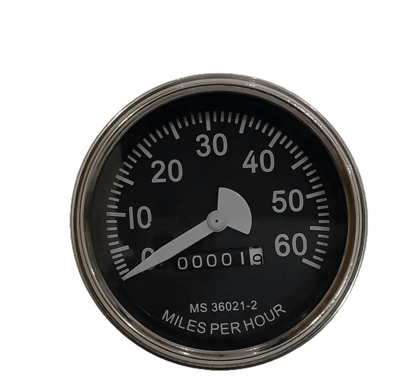 Speedometer for Willys 60 mph Black - Walmart.com