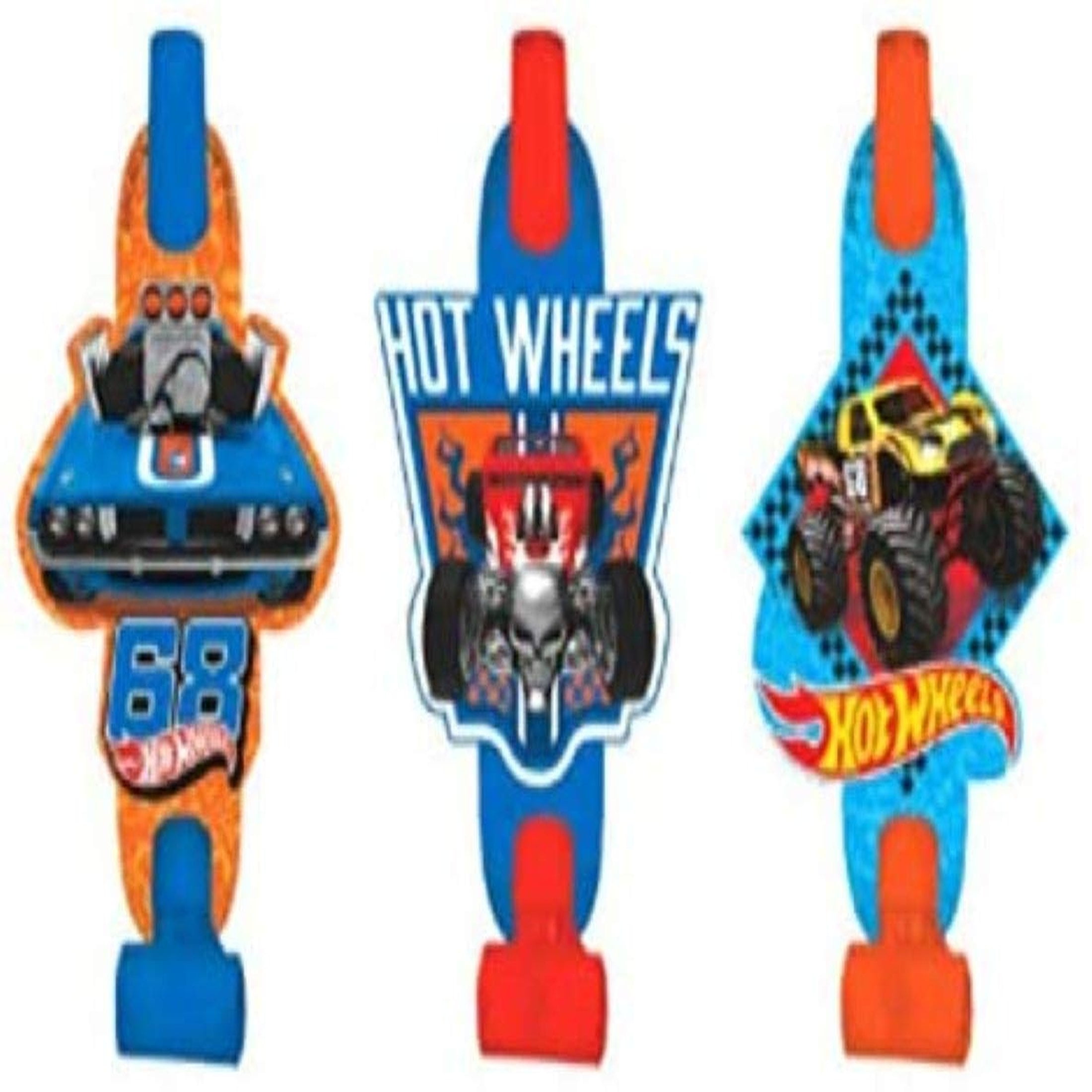 Speedster Blast Party Blowers - 8 Pack of Wild Racer Blowouts in ...