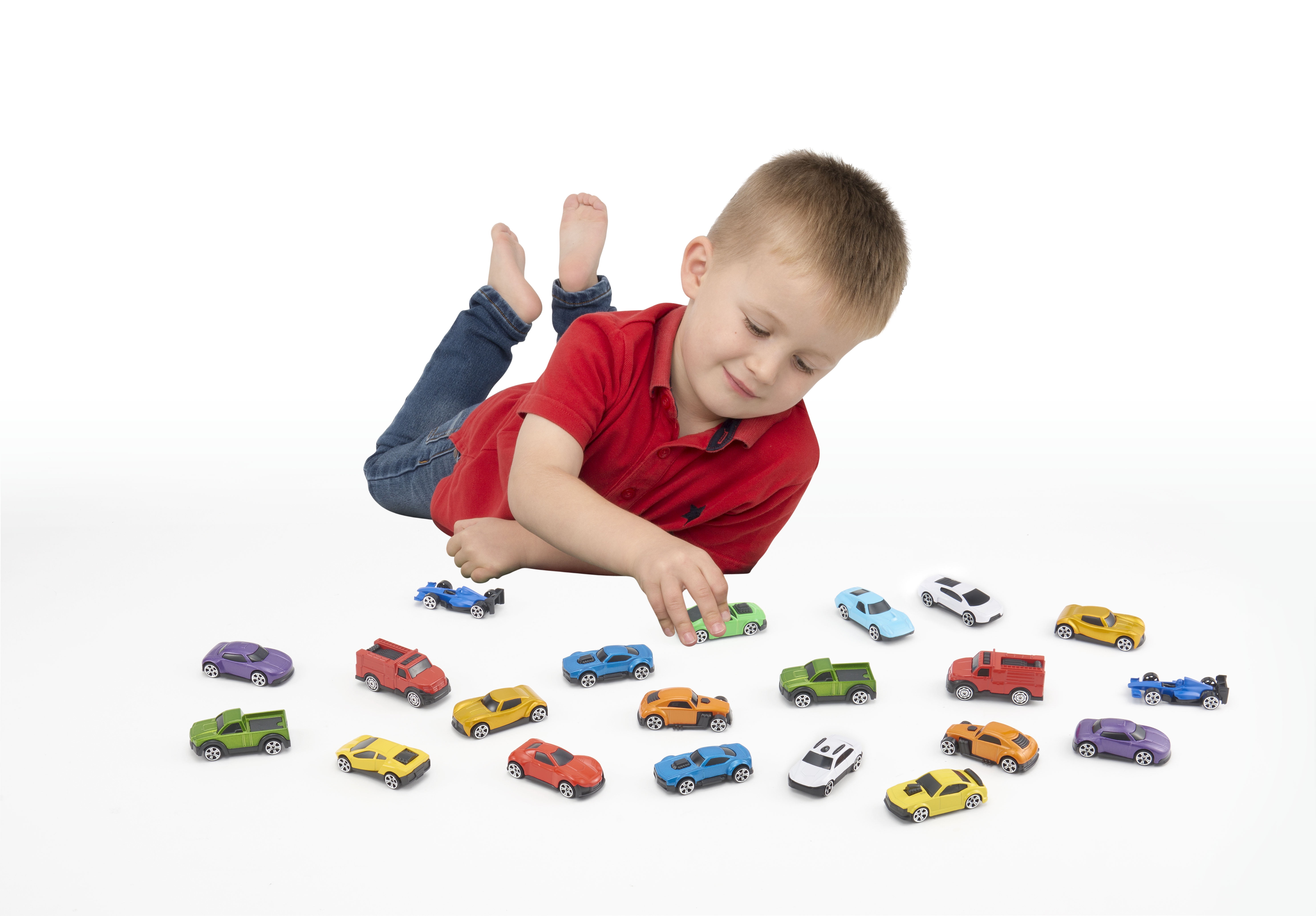 Speedsterz 21 Piece Realistic Die Cast Car Collection Play Set ...