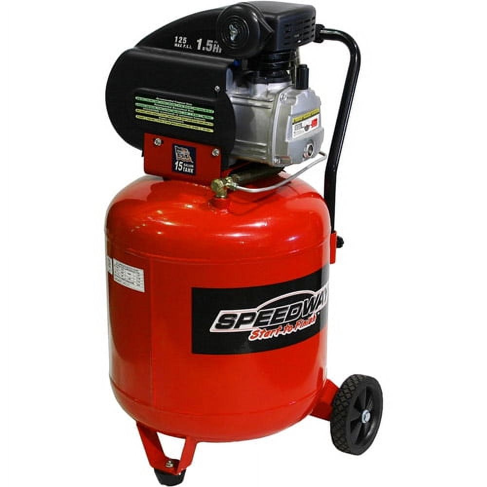 Speedway 7678 15-Gallon Vertical Air Compressor - Walmart.com