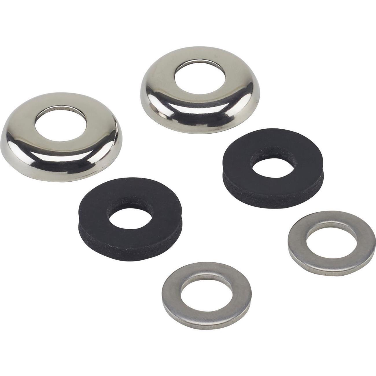 Speedway 91045477 Chrome Plated Washer Set for Windshield Slide Arms ...