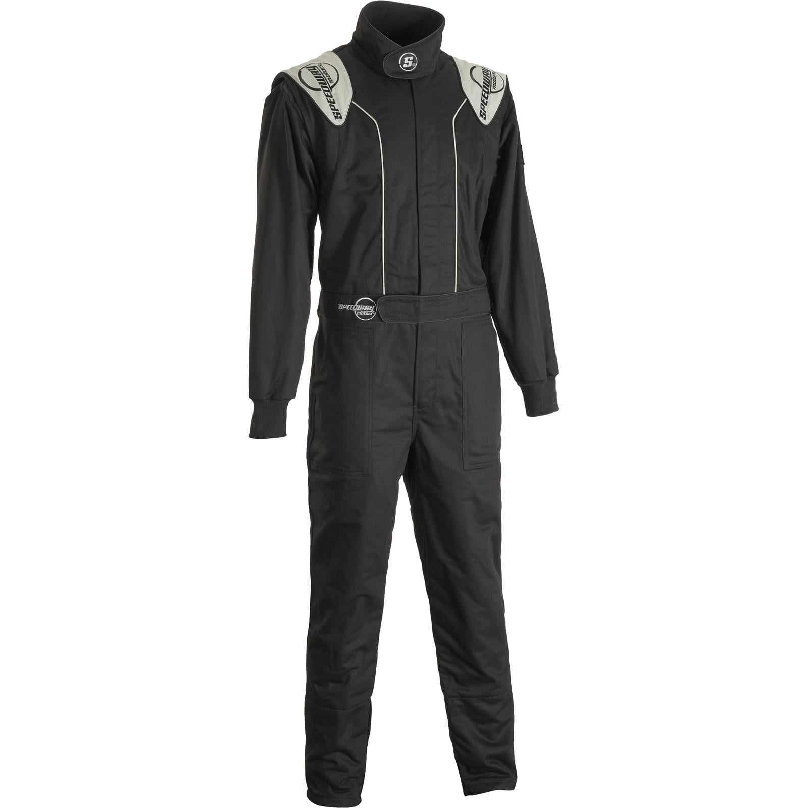 Speedway Double-Layer SFI-5 One-Piece Racing Suit, Grey Medium ...