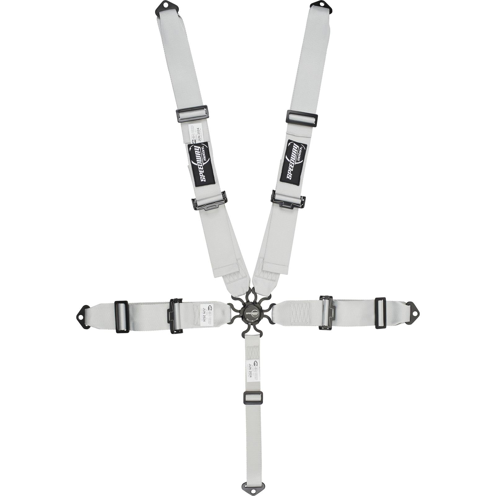 Speedway Elite, 5 Point Seat Belt Harness, Cam Lock, Silver - Walmart.com