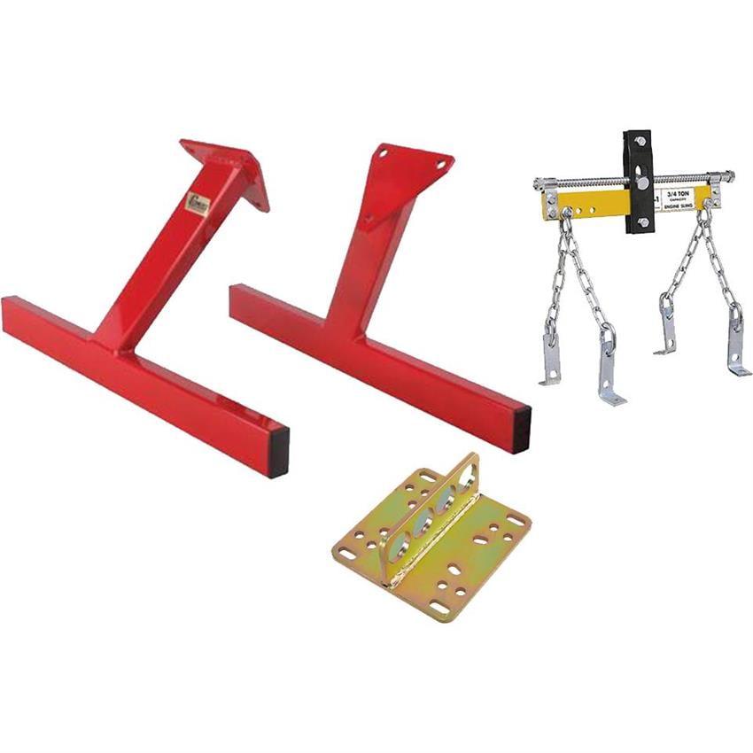 Speedway Engine Storage Stand with Lift Plate, Leveler, SBC V8 ...