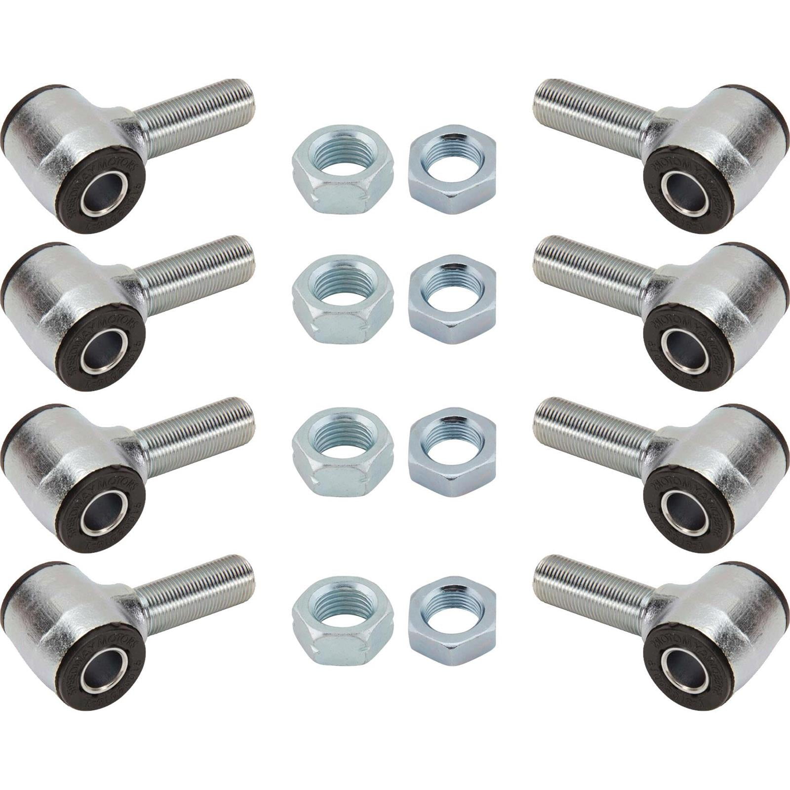 Speedway Forged 4-Bar Rod Ends, 3/4-16 LH & RH w/Jam Nuts - Walmart.com