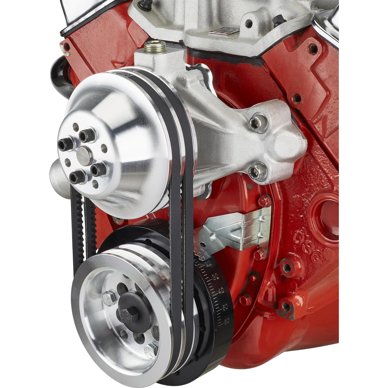 Speedway Motors Pulley Assembly, 1:1 Ratio, Small Block Chevy Short ...