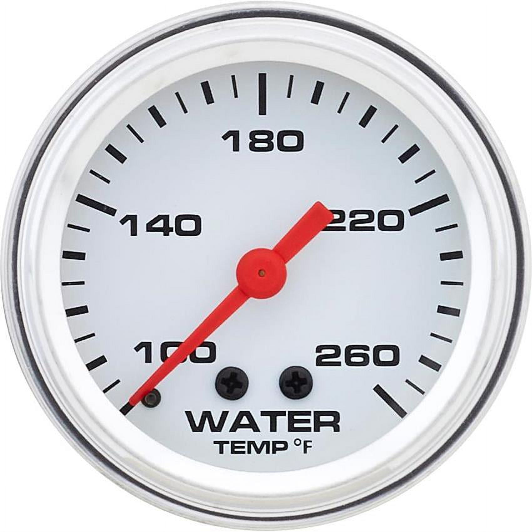 Speedway Motors 2-1/16" Mechanical Water Temp Gauge, 100-260º Range ...