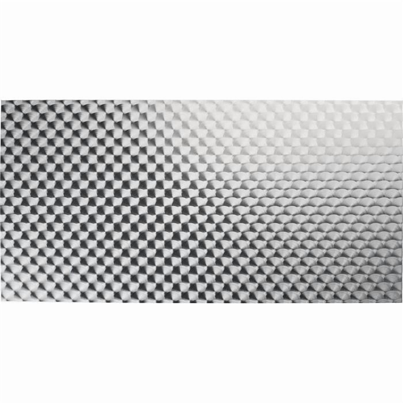 Speedway Motors 24” Engine Turned Aluminum Panel, 12” Wide with ½ ...