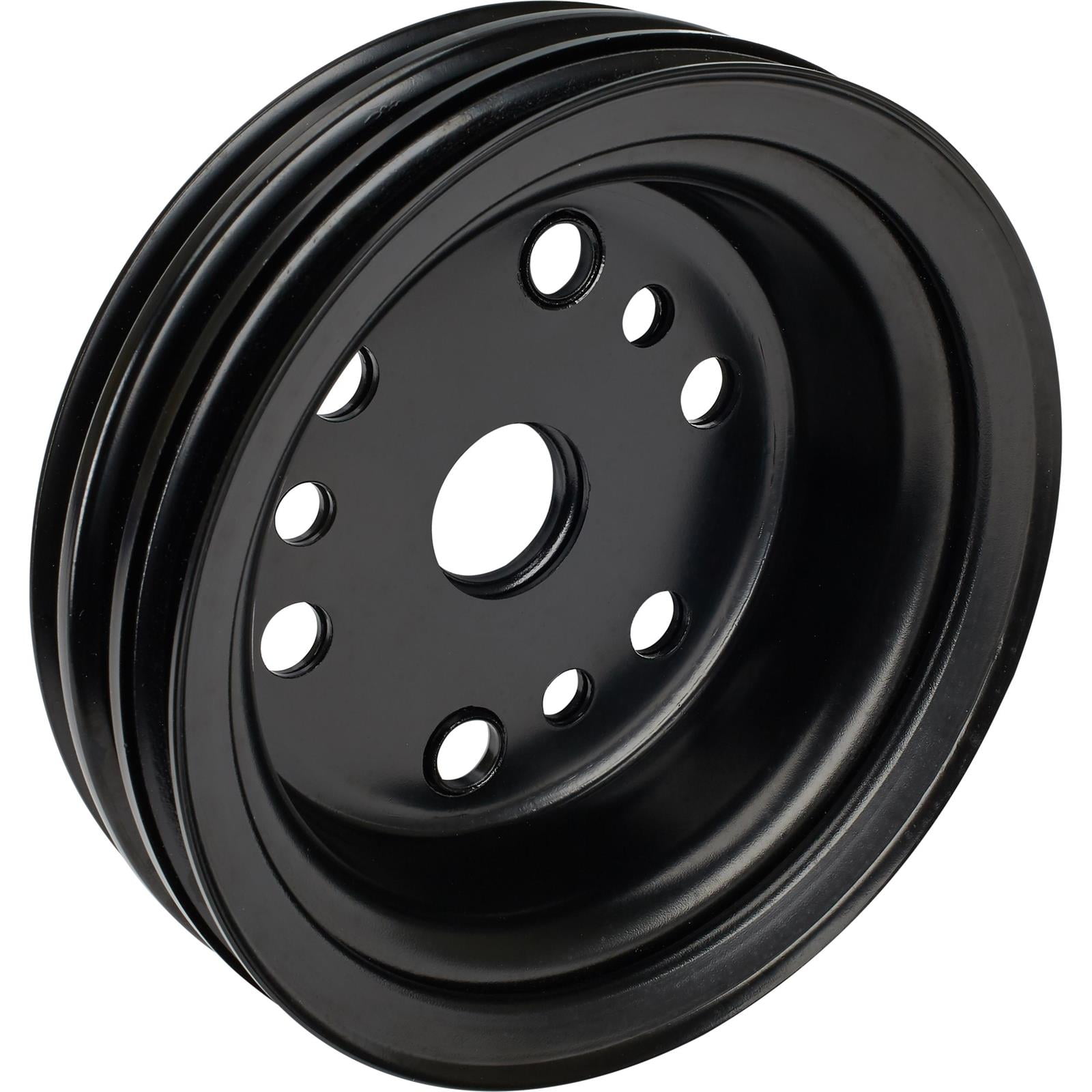 Speedway Motors 3-Groove S/B Chevy Crank Pulley for Short Water Pump ...