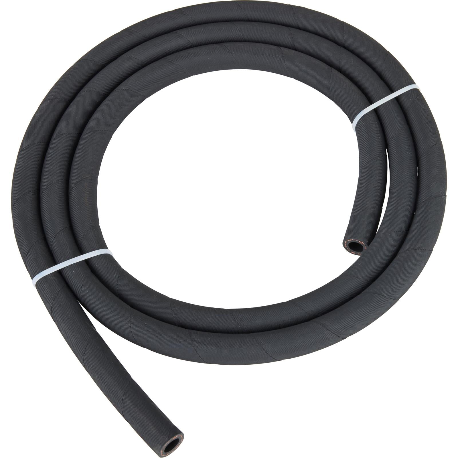 Speedway Motors 6AN Fuel Line Hose, 15 Foot Black Push-On Hose for Fuel ...