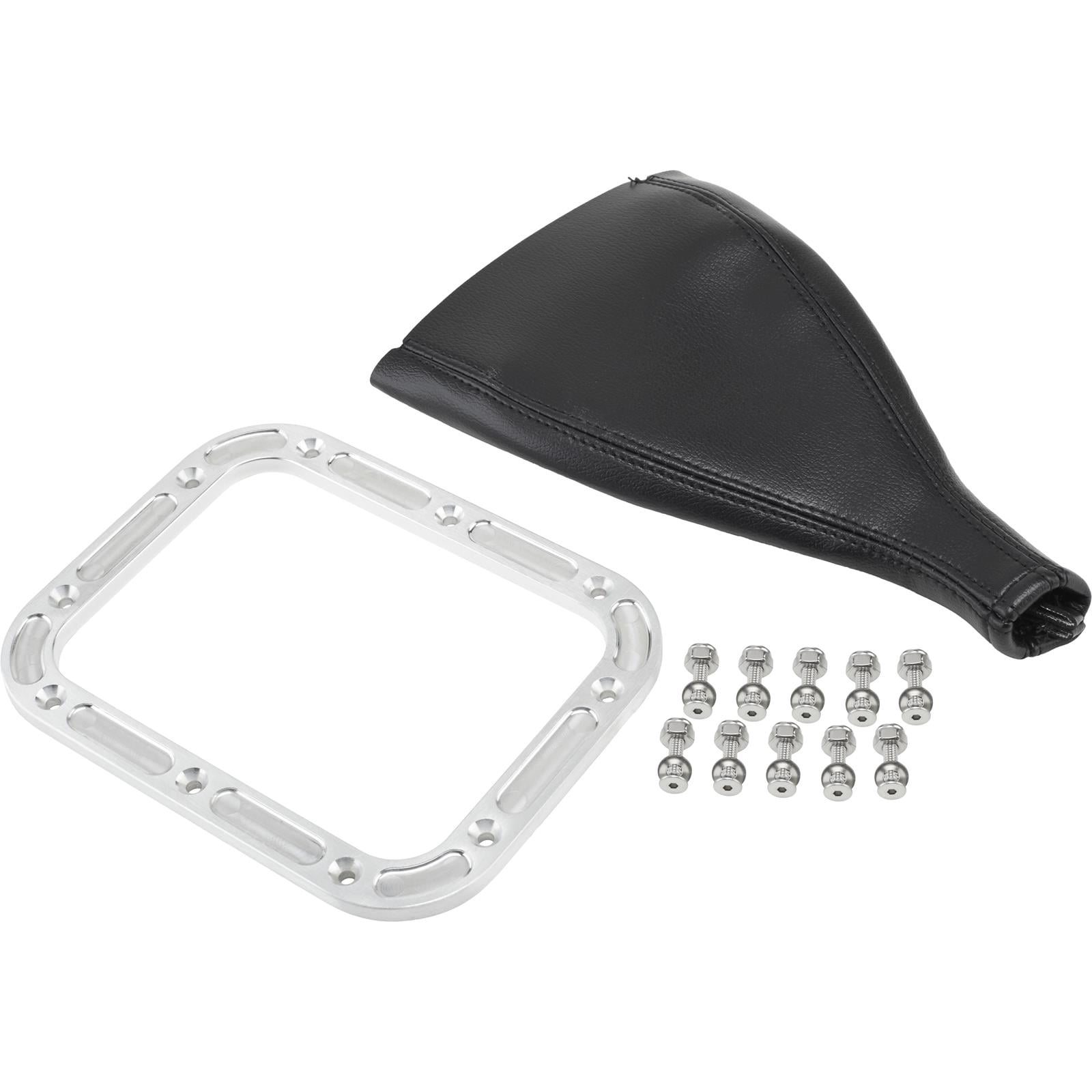 Speedway Motors Billet Aluminum Shifter Boot, Premium Black Vinyl ...