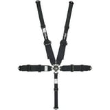 Speedway Motors Black 5-Point Racing Harness with Cam Lock, Pull-Down ...