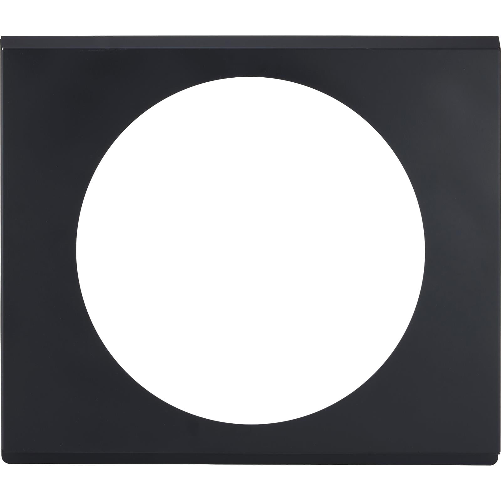 Speedway Motors Black Aluminum Single Fan Shroud for 24-Inch Radiators ...