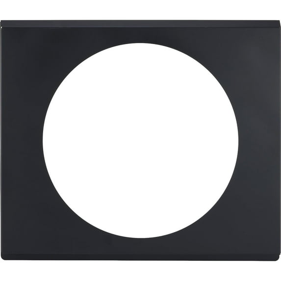 Speedway Motors Black Aluminum Single Fan Shroud for 31-Inch Radiators ...