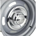 Speedway Motors Chrome Derby Shorty Rally Wheel Hubcaps, Chrome Plated ...