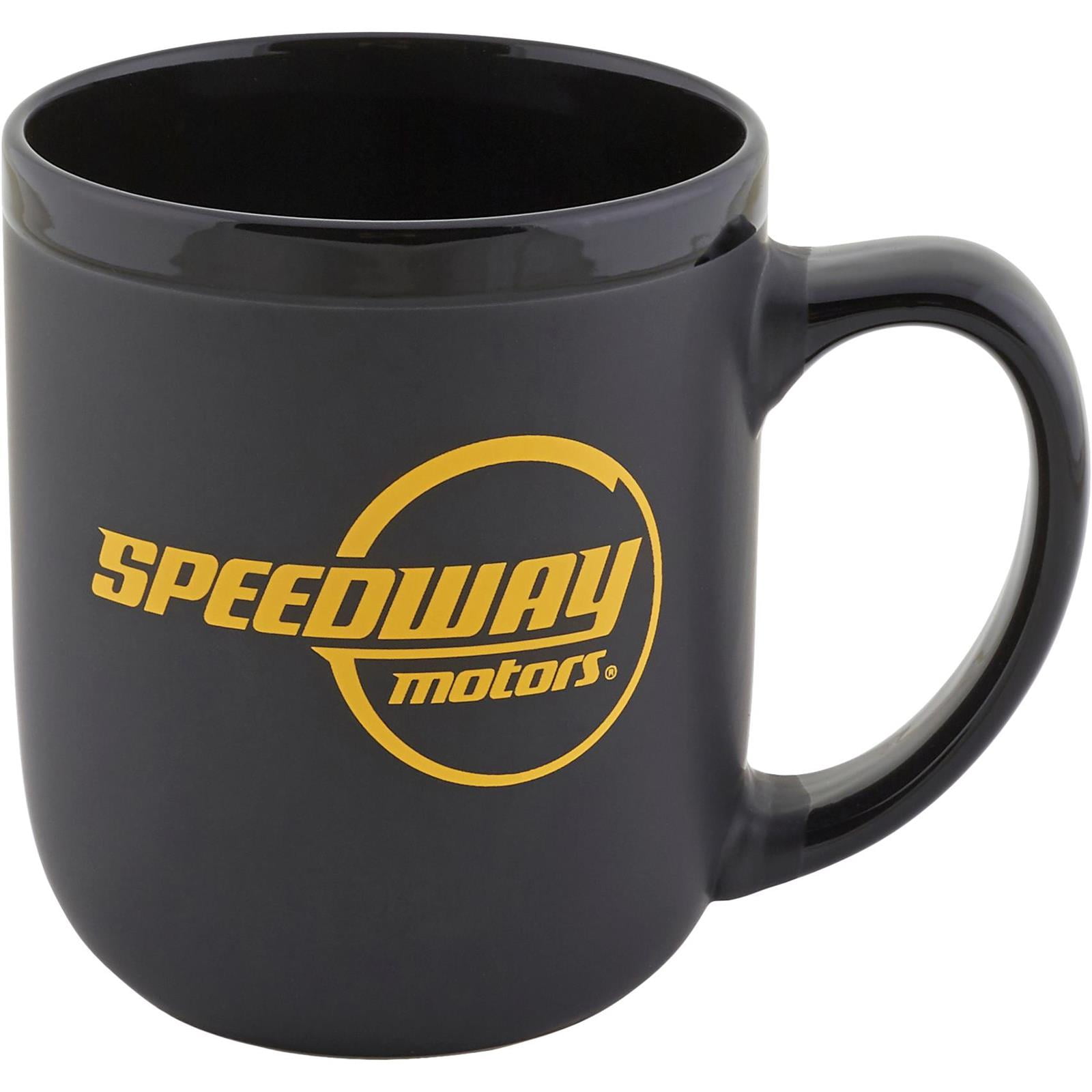 Speedway Motors Coffee Mug With Speedway Motors Logo, Black - Walmart.com