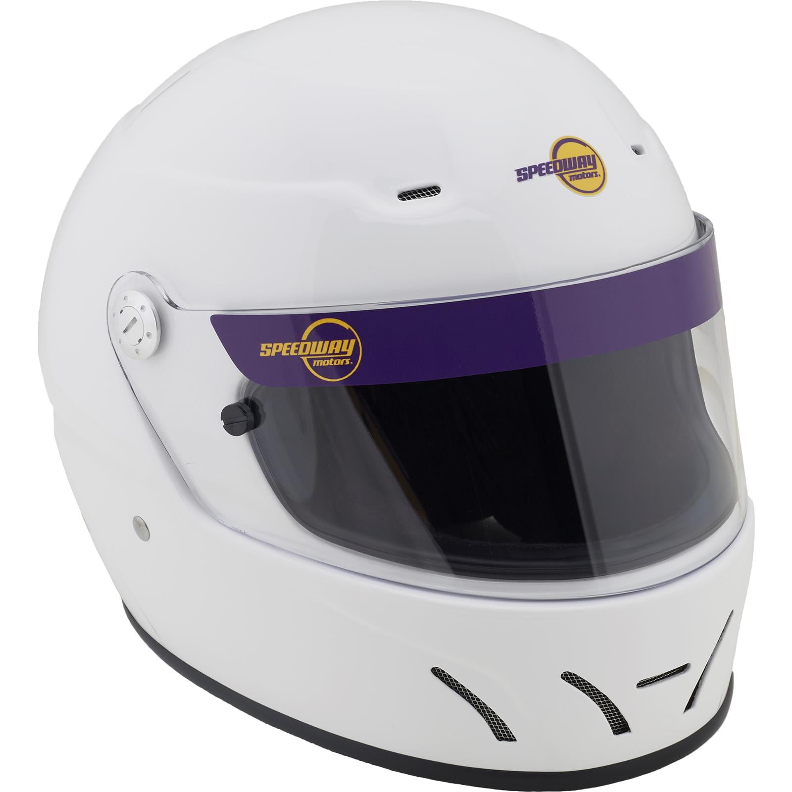 Speedway Motors Full Face SA2020 Racing Helmet, Lightweight, White ...