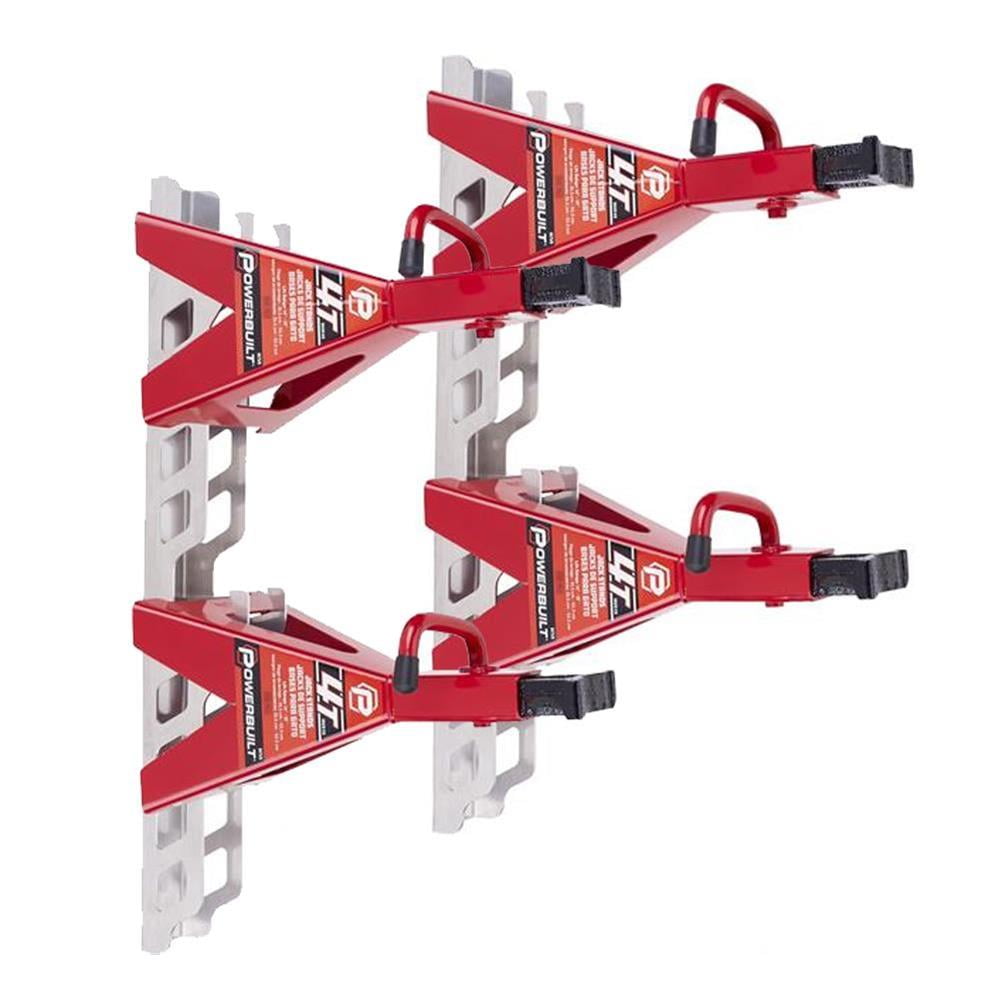 Speedway Motors Jack Stand Storage Rack Wall Mount - Set of 2, Aluminum ...