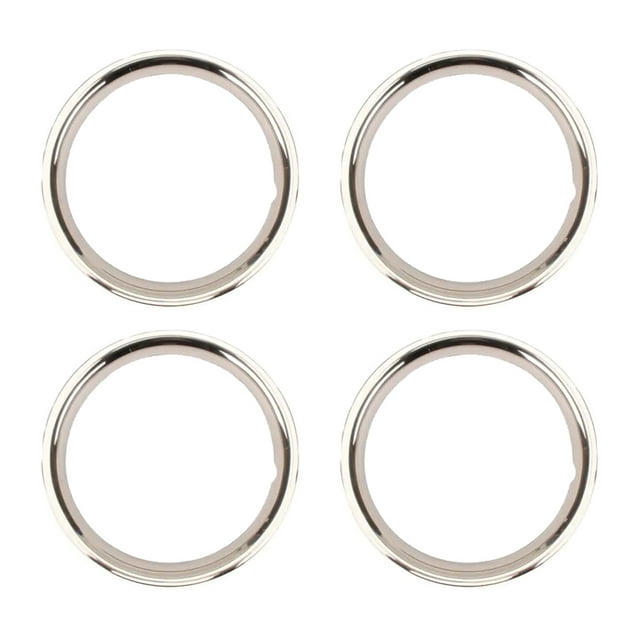Speedway Motors Stainless Steel 15" x 2" Trim Ring for GM Rally Wheel ...