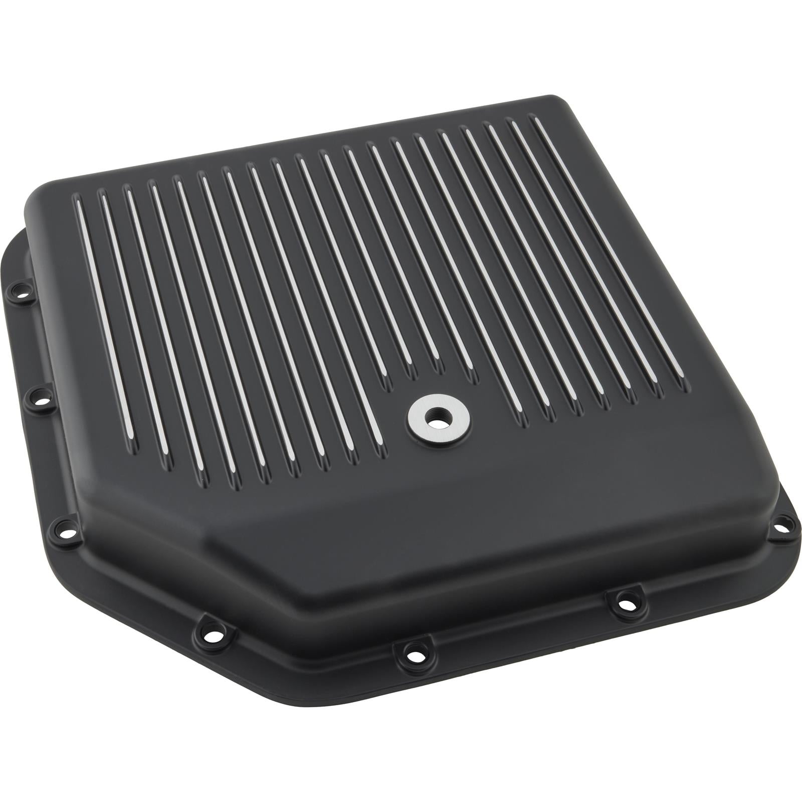 Speedway Motors Stock Depth Finned Aluminum Transmission Pan Compatible ...