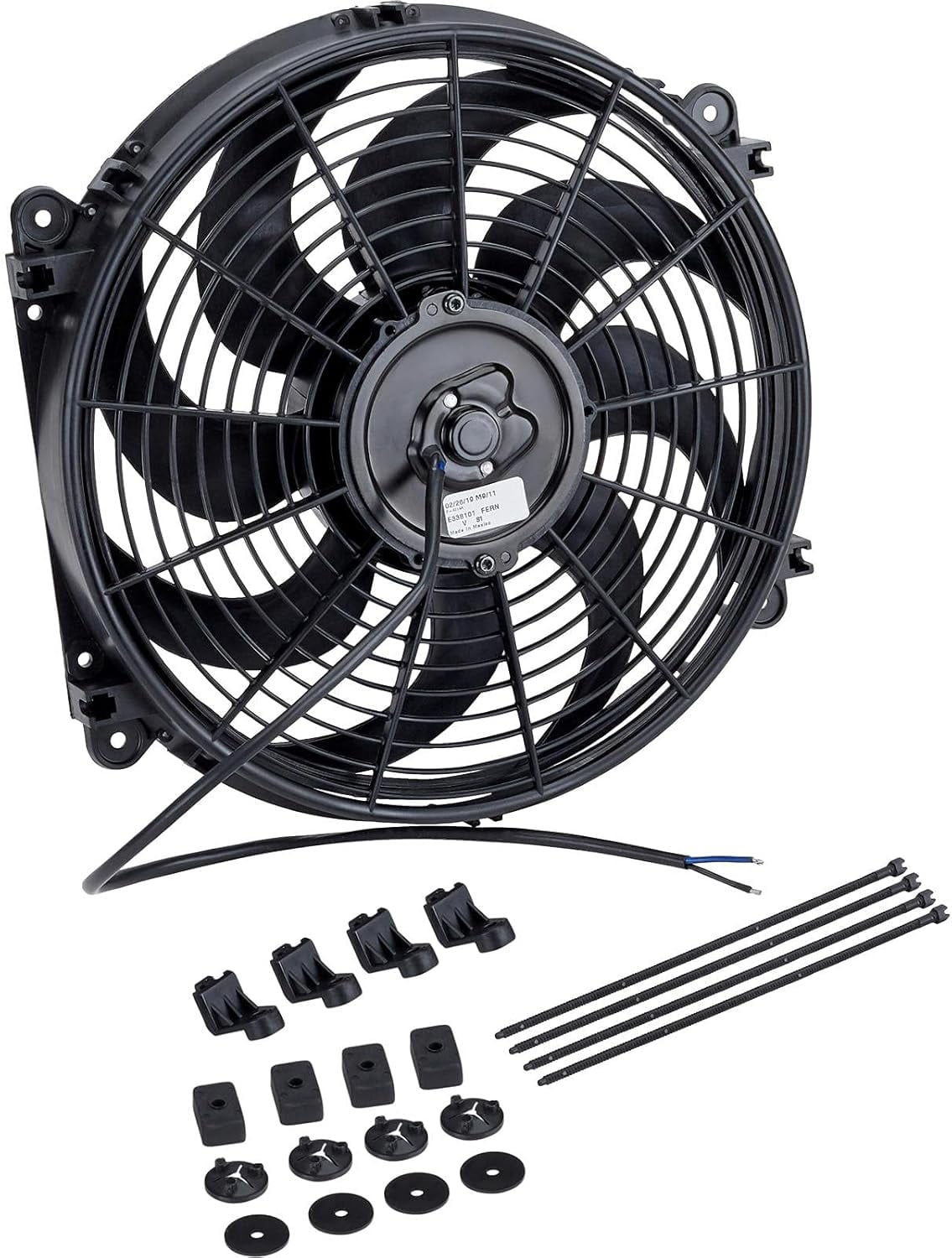 Speedway Motors Swirl 11" Electric Fan, 850 CFM, Puller/Pusher ...