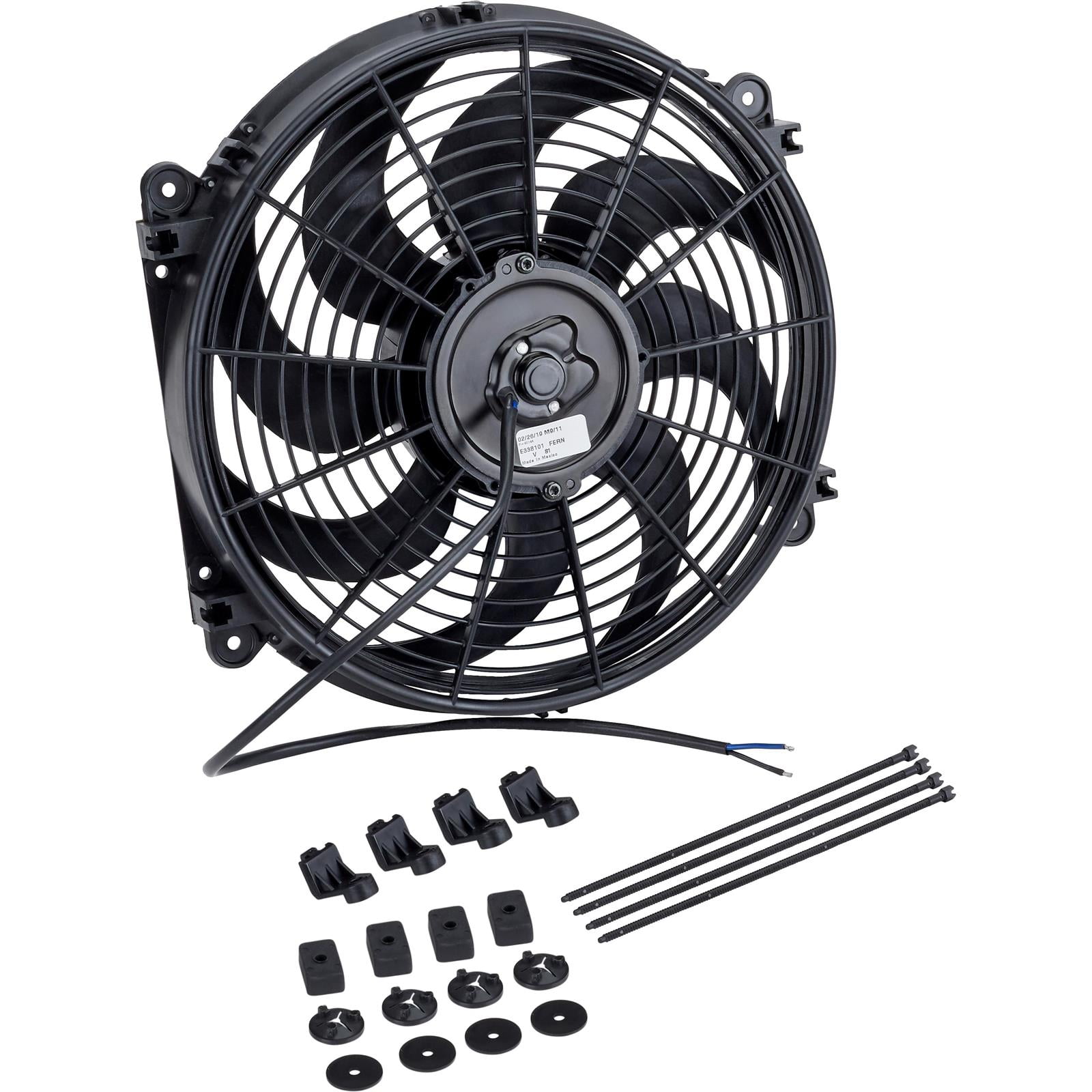 Speedway Motors Swirl 13" Electric Fan, 1000 CFM, Puller/Pusher ...
