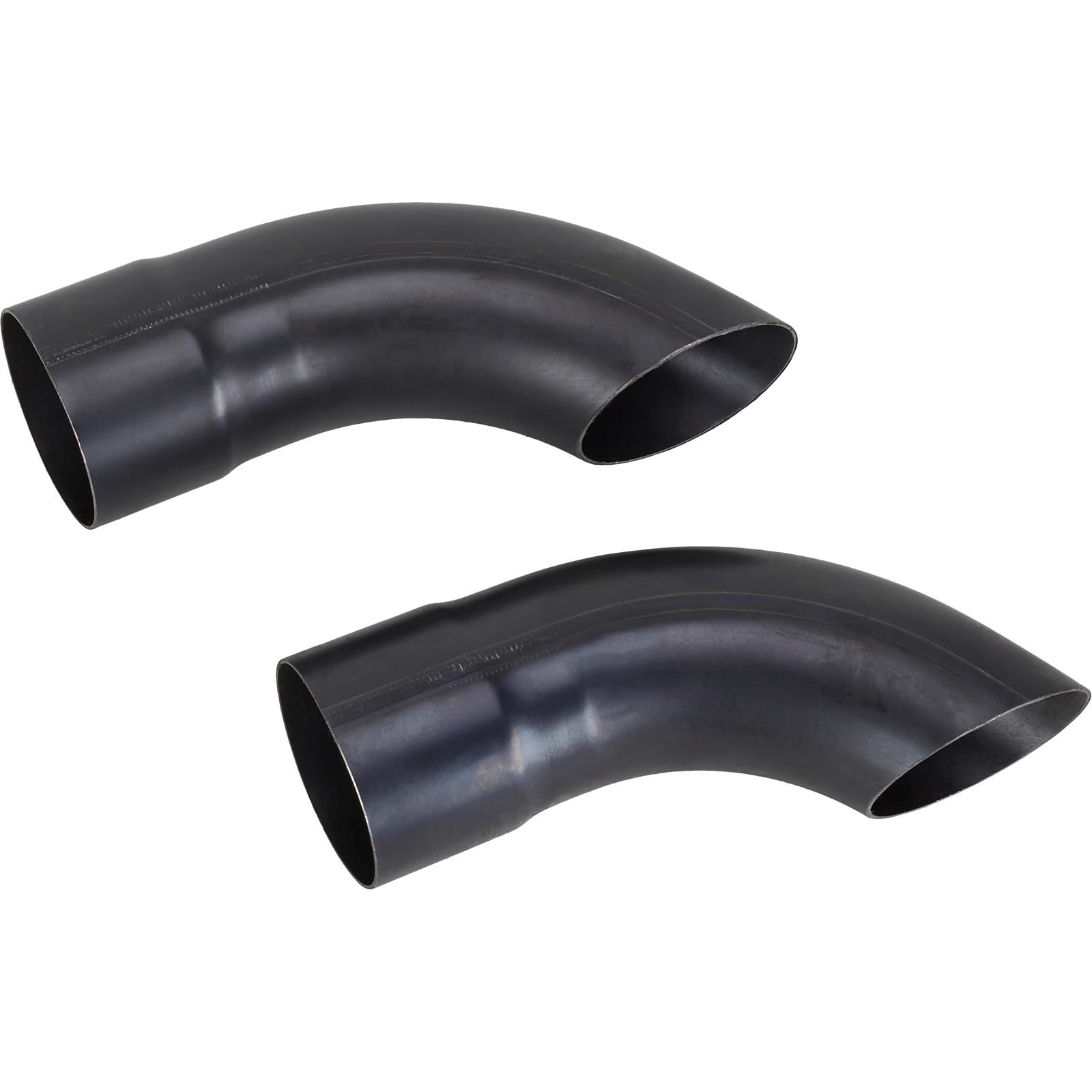 Speedway Motors Turn-Down/Kickout Tail Pipe Tips - 3 x 7 Inch, Steel ...