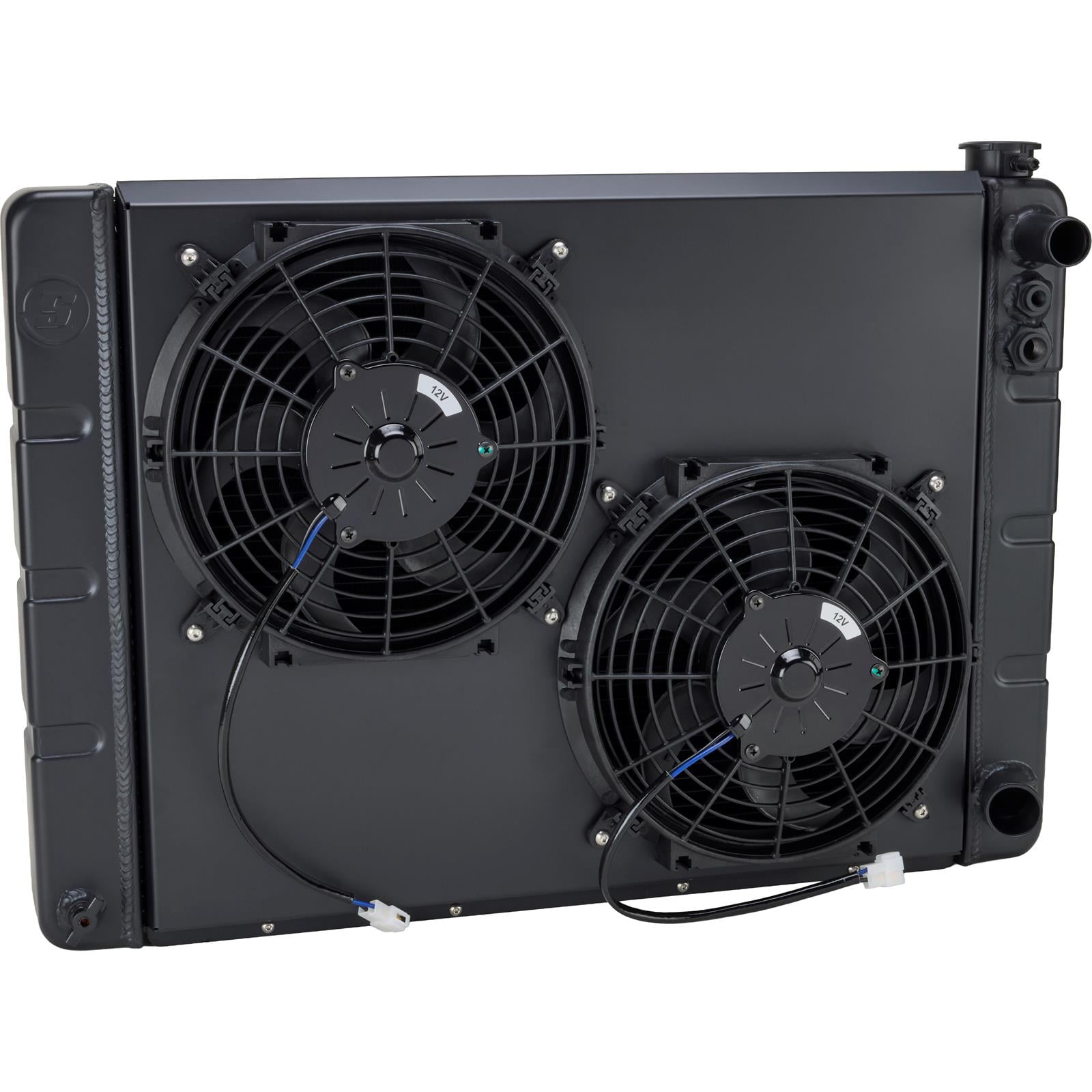 Speedway Motors WindChill LS Swap 3-Row Aluminum Radiator Kit with Dual ...