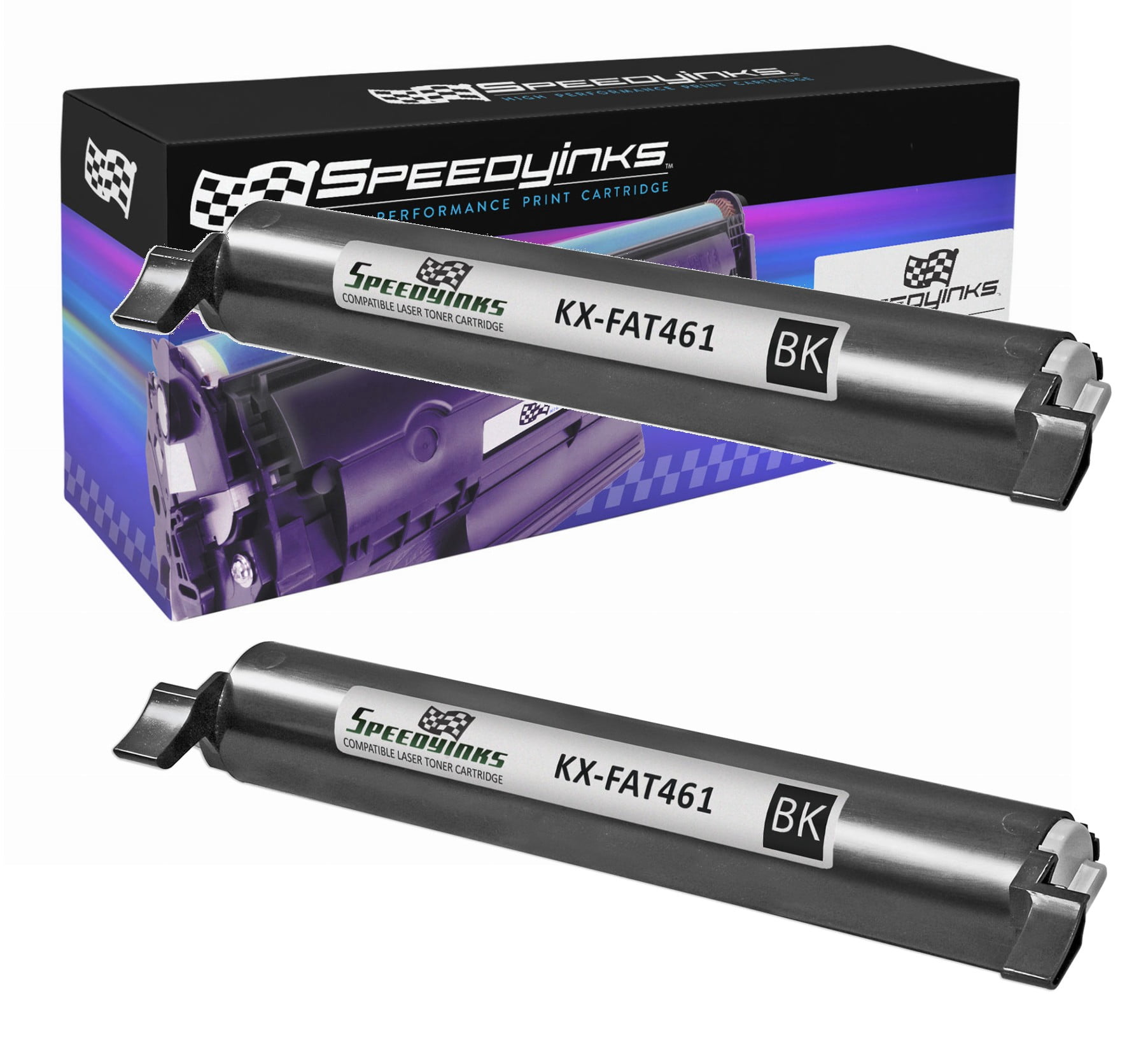 Speedy Compatible Toner Cartridge Replacement for Panasonic KX-FAT461 ...
