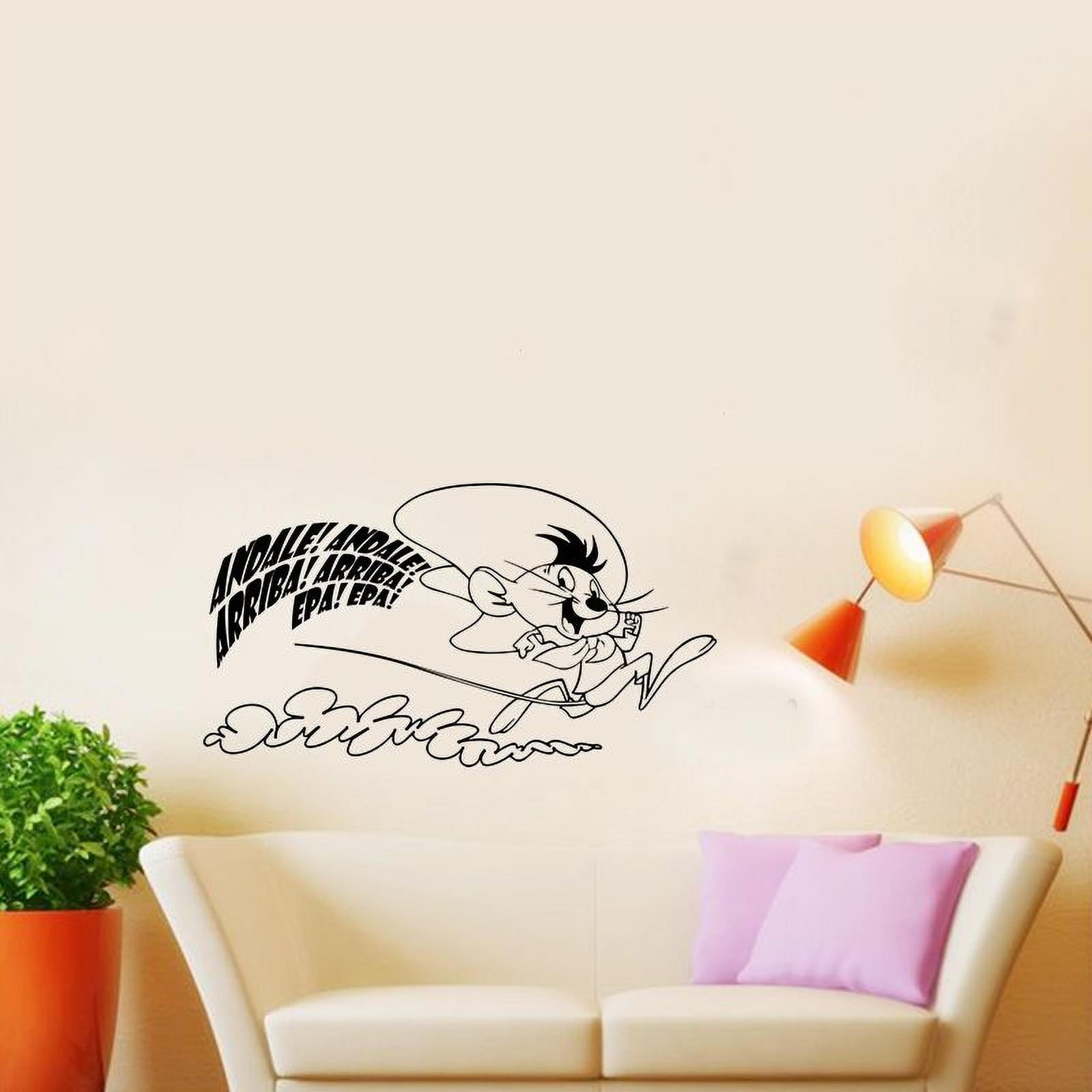Speedy Gonzales Andale Andale Arriba Arriba Cartoon Wall Sticker Art ...