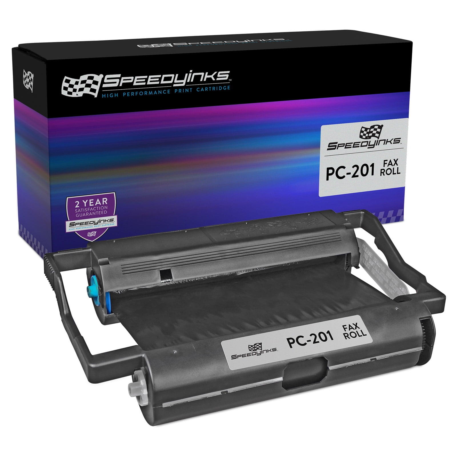 Speedy Inks Compatible Fax Cartridge, Black, For Brother Intellifax ...