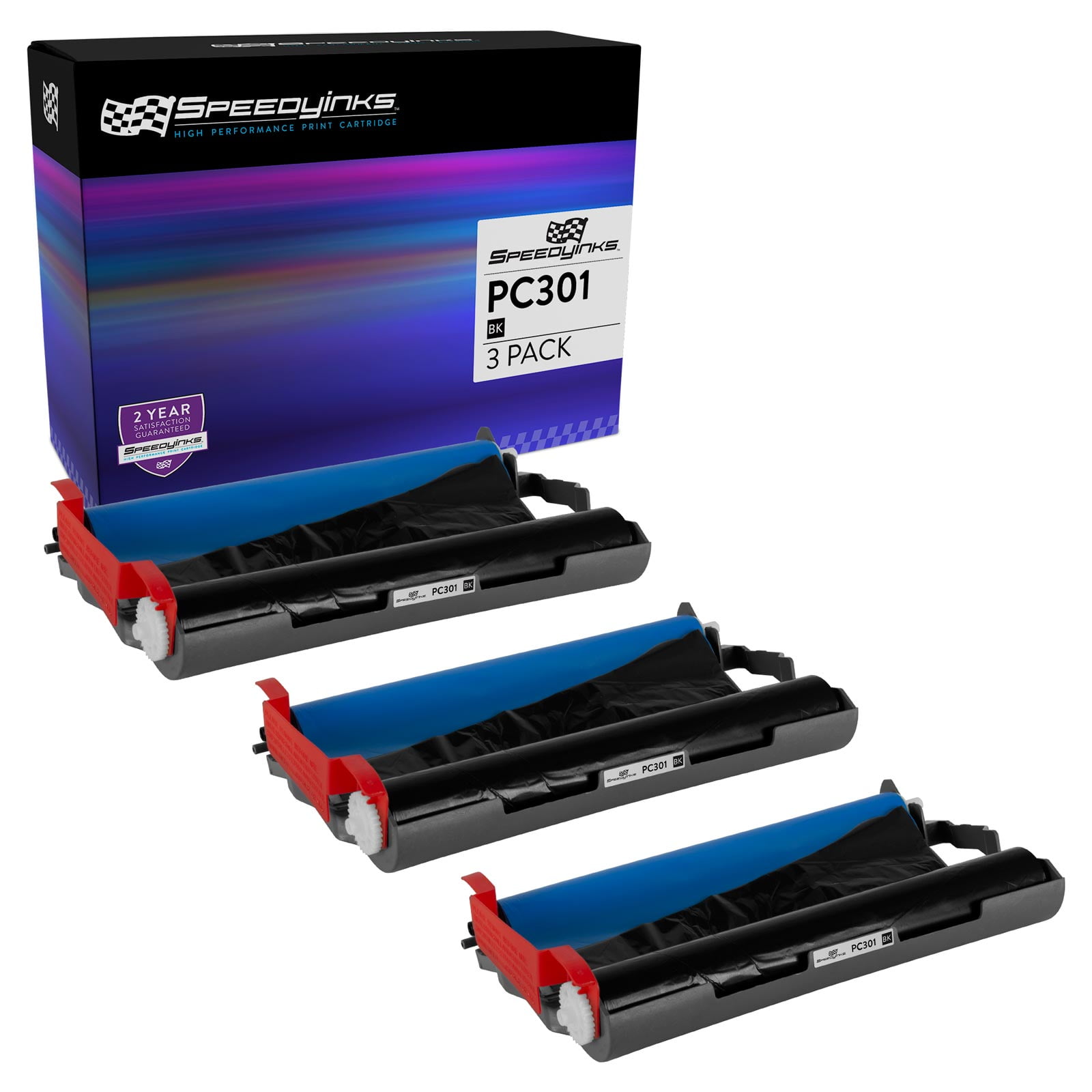 Speedy Inks Compatible Fax Cartridge with Roll Replacement for Brother ...