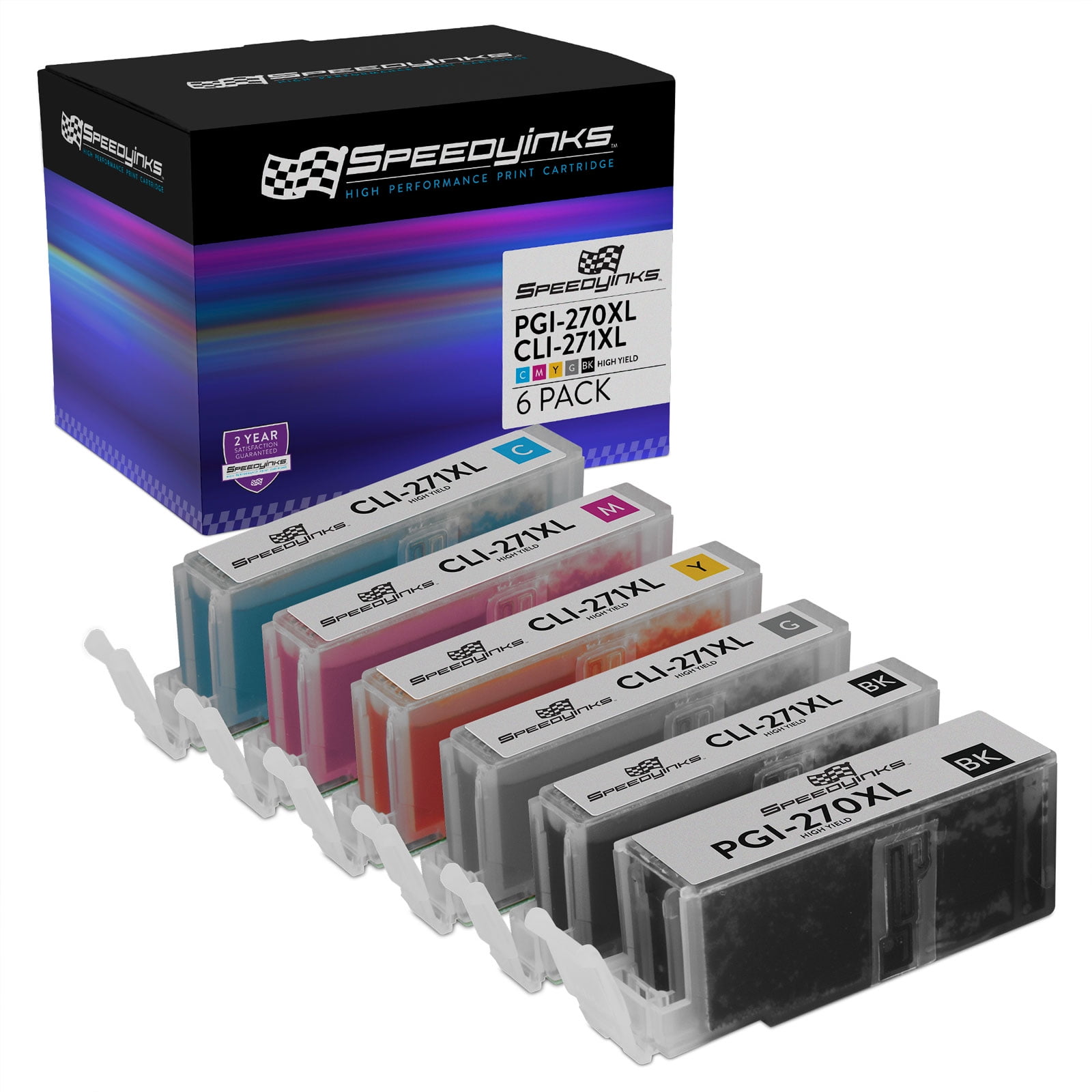 Speedy Inks Compatible Ink Cartridge Replacement for Canon PGI-270XL ...
