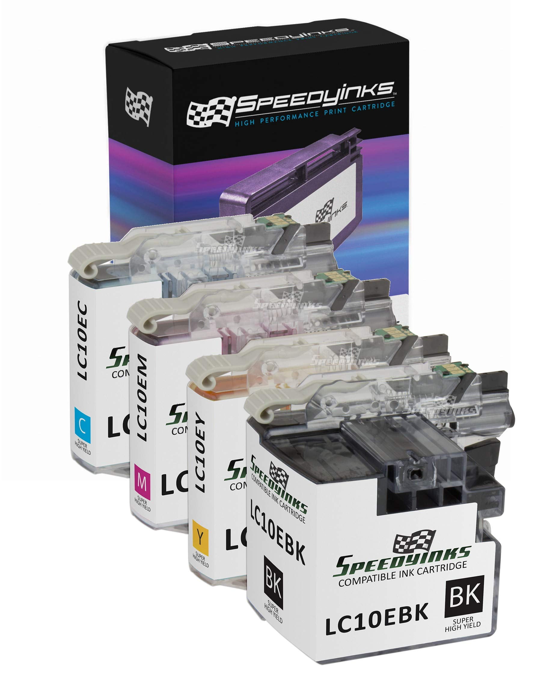 Speedy Inks Compatible Ink Cartridge Replacement for Brother LC10E ...