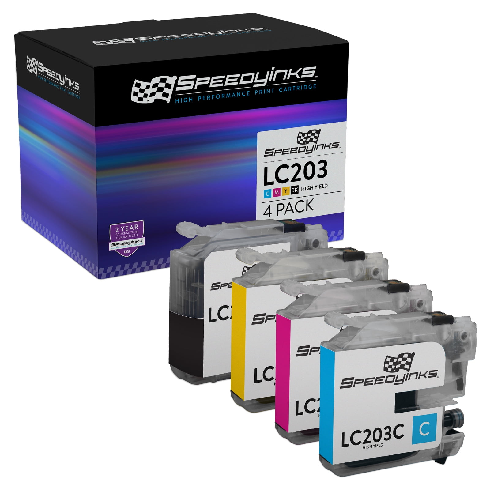 Speedy Inks Compatible Ink Cartridge Replacement for Brother LC203 High ...