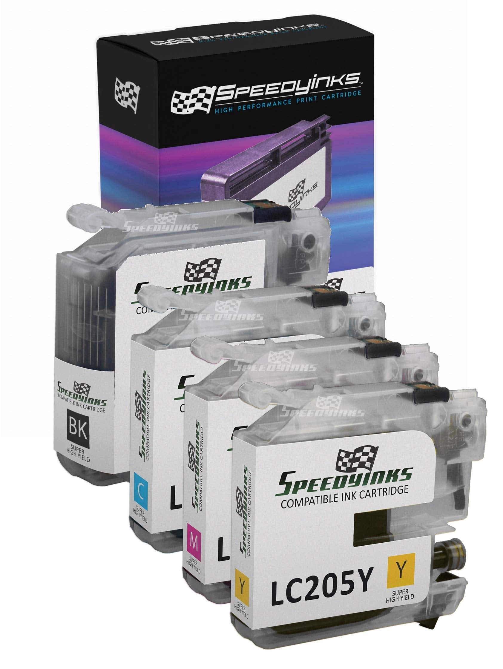 Speedy Inks Compatible Ink Cartridge Replacement for Brother LC205 ...