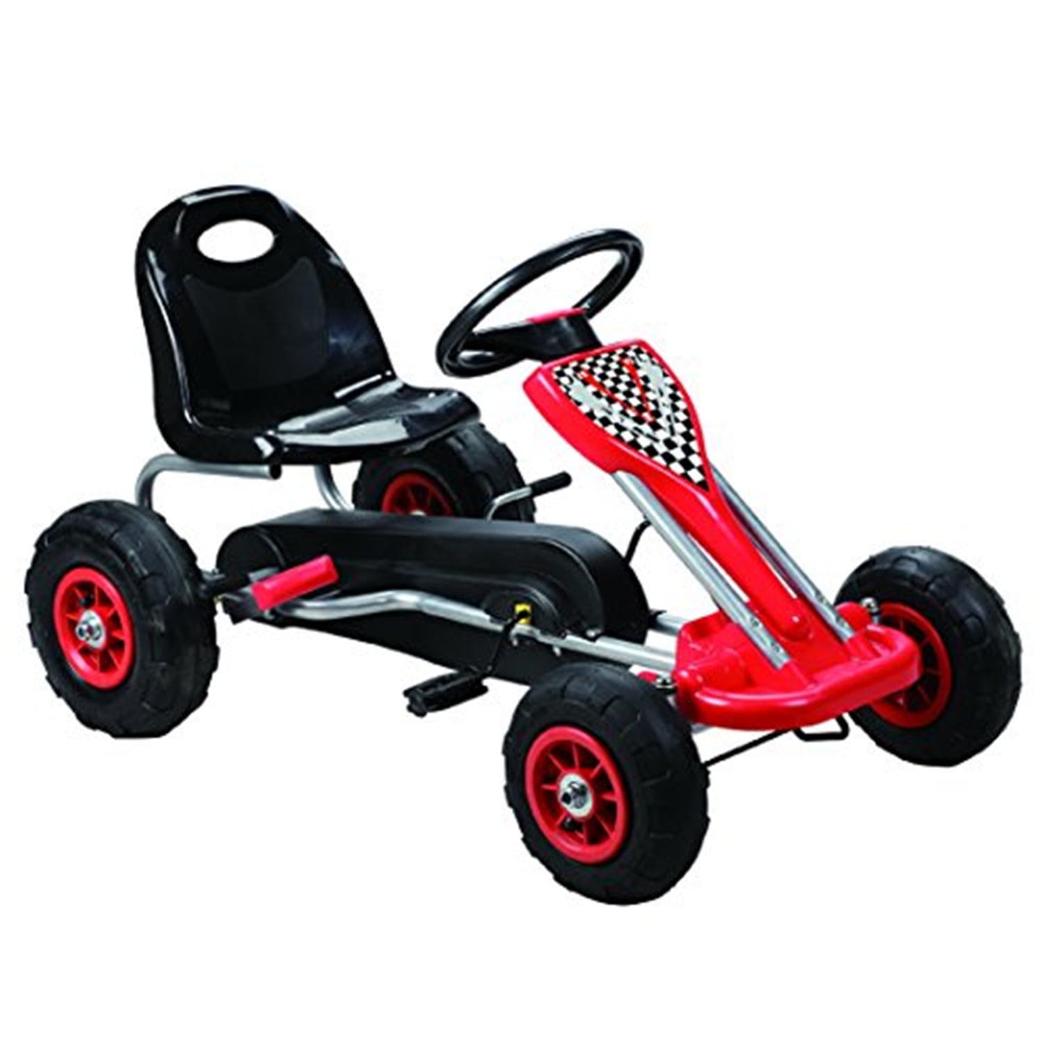 Speedy Pedal Go-Kart w/ Pneumatic Tire - Red - Walmart.com