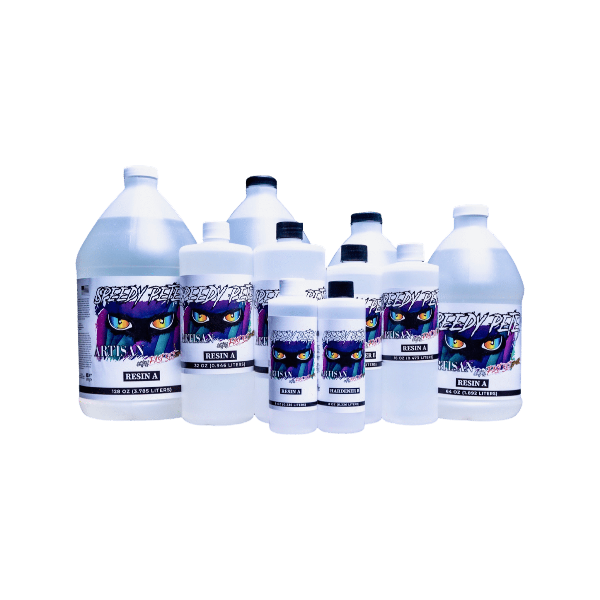 Speedy Petey Quick Cure Fast Set Epoxy Resin 16oz Set - Walmart.com
