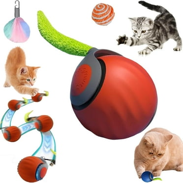 Speedy Tail Cat Toy 2.0 – USB Rechargeable Smart Moving Cat Toy Ball ...