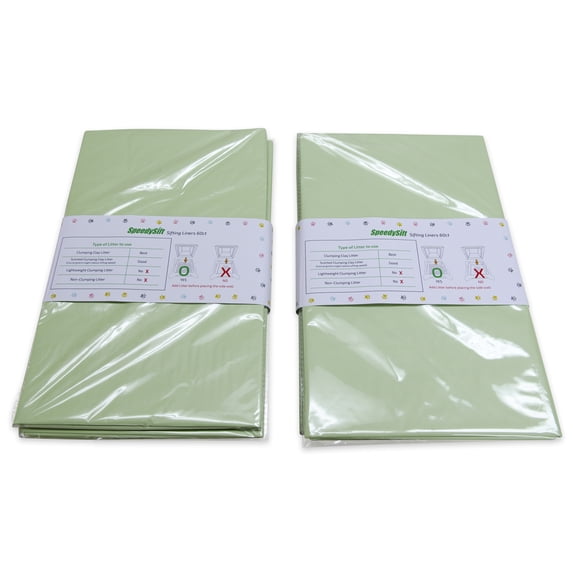 SpeedySift Sifting Liner Refill Pack, 56 Counts, Cat Litter Disposal ...