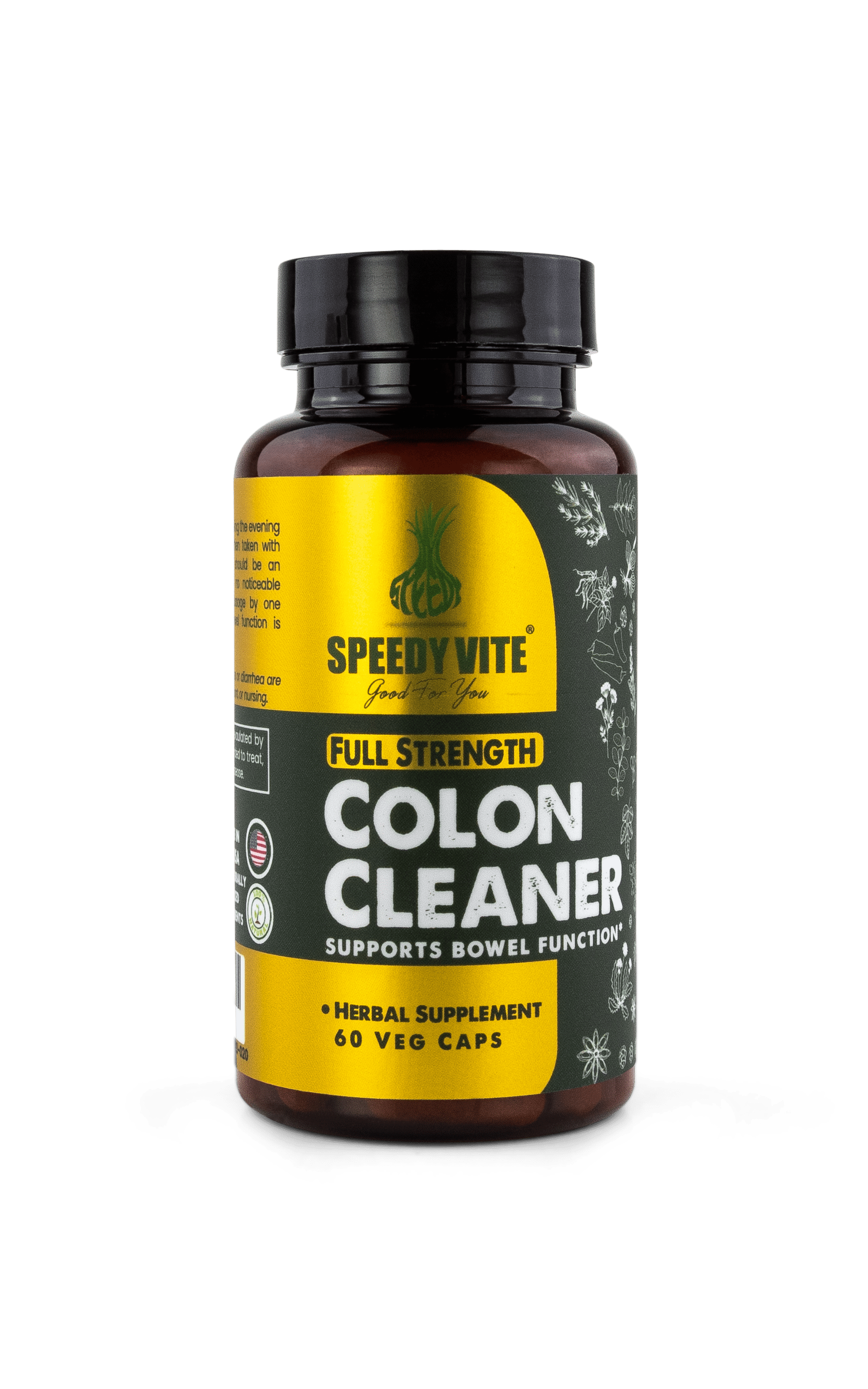 SpeedyVite Colon Cleaner (60 tablets) with USDA Certified Organic ...