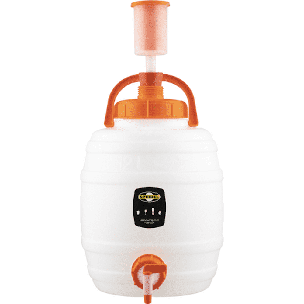 Speidel 12L (3.2 Gal) Plastic Fermentation Carboys with Air Lock ...