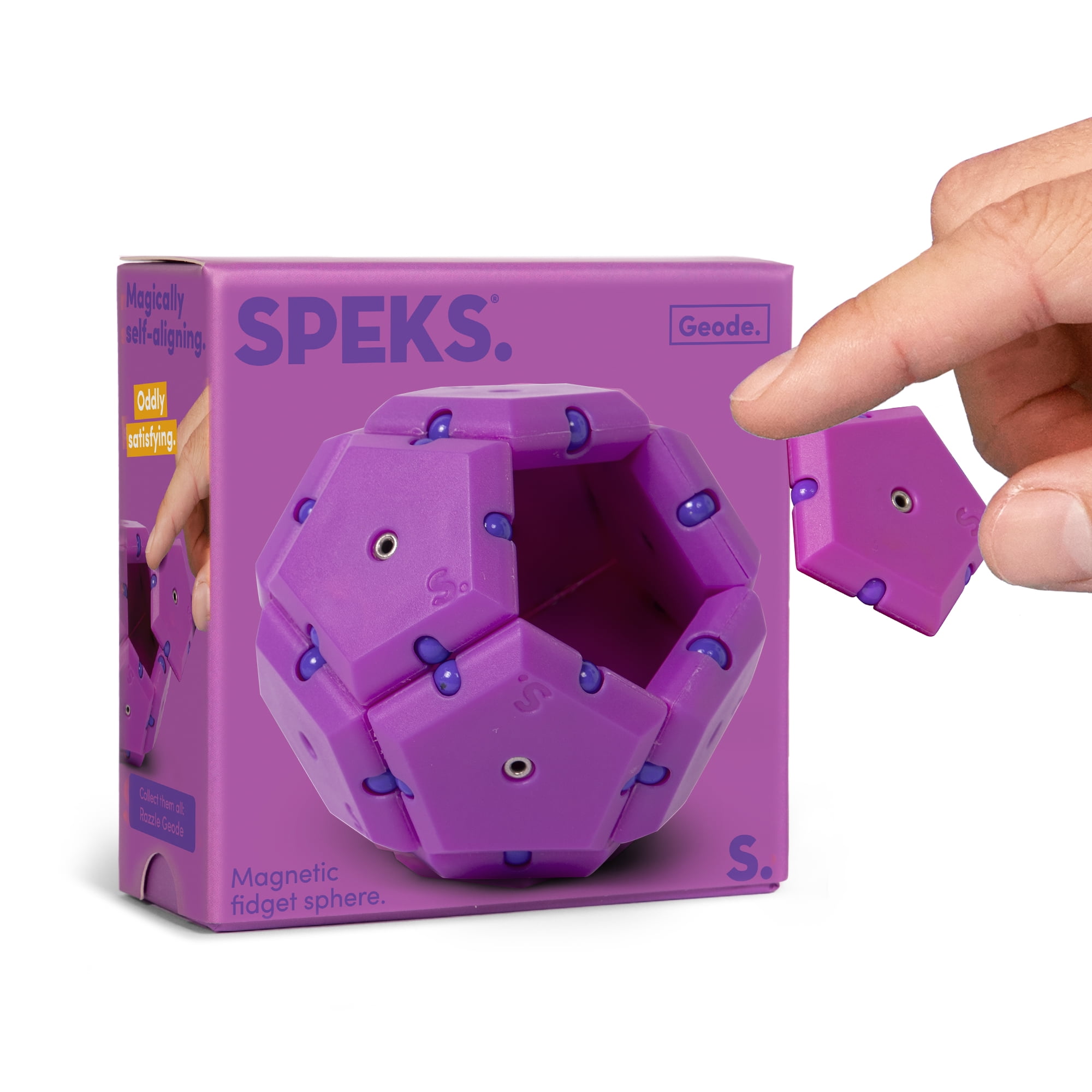 Speks Matte Geode - Pentagons 12-Piece Set - Razzle - Fun Desk Toy for Adults - Walmart.com