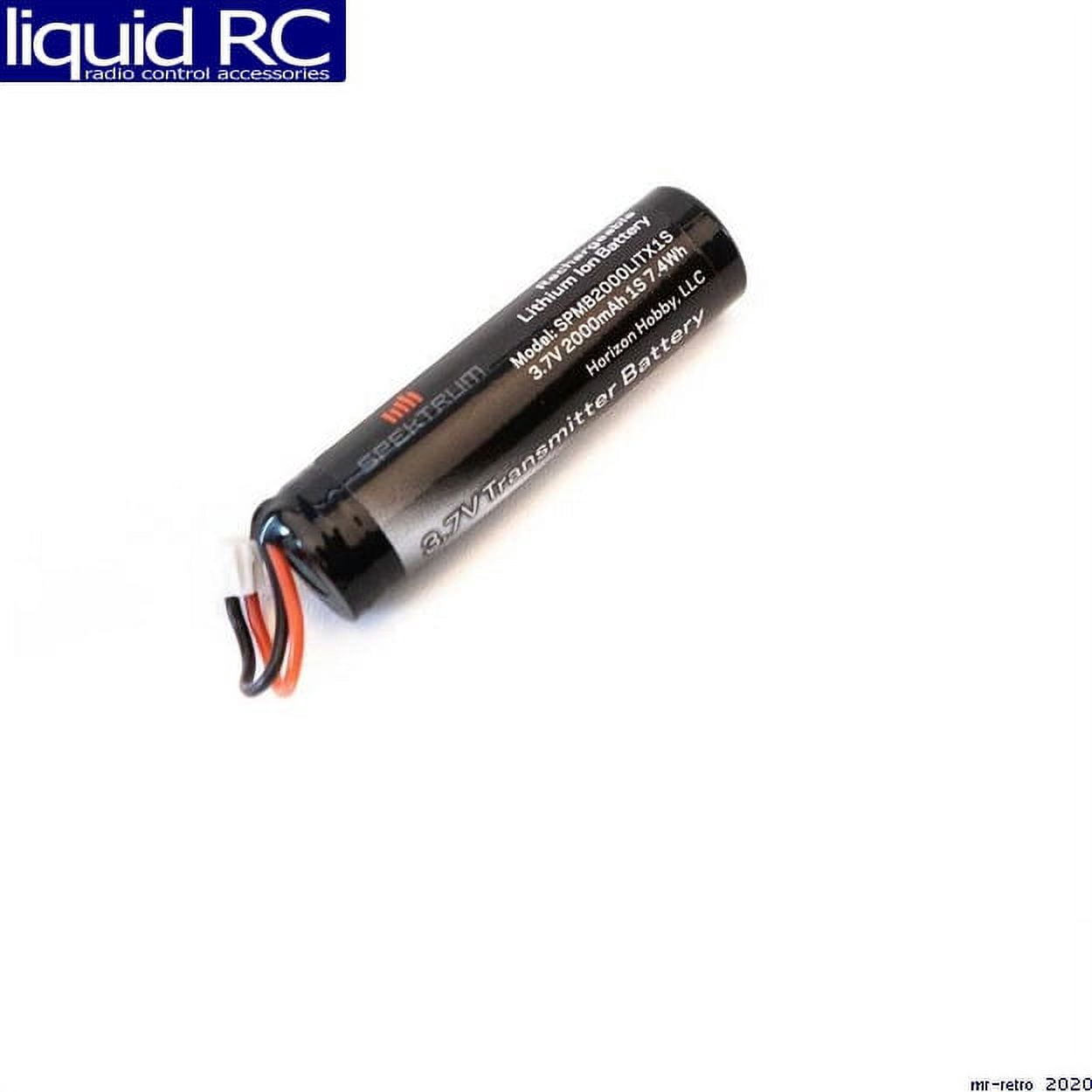Spektrum 3.7V 1S 2000Mah Liion Transmitter Battery: Nx6, Nx8 ...