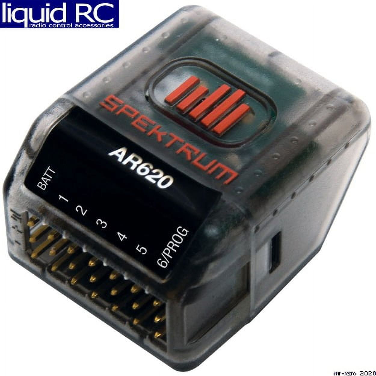 Spektrum AR620 6-Channel RC Sport Receiver, Black - Walmart.com
