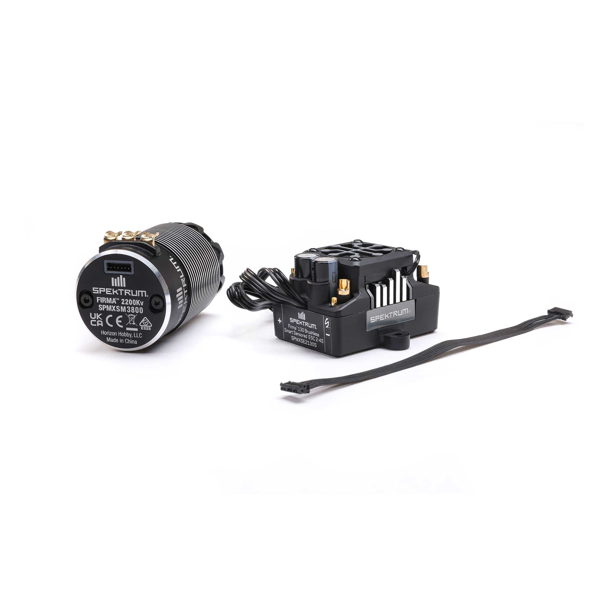 Spektrum Accessories FIRMA 130 BL Sensored Smart ESC/2200Kv MotorCombo ...