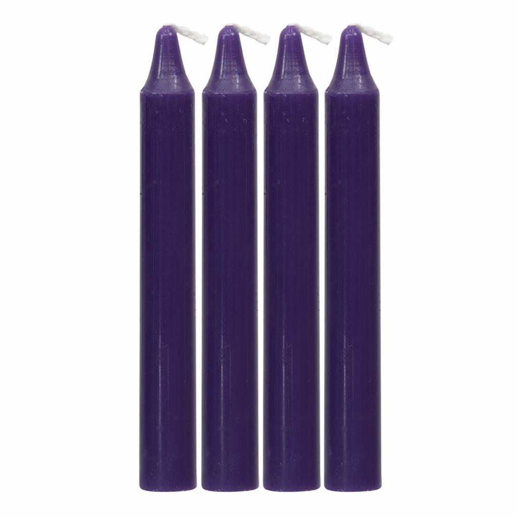 Spell Candles 4" Lot of 4 - Choose from 15 Colors! Mini Taper Chime ...