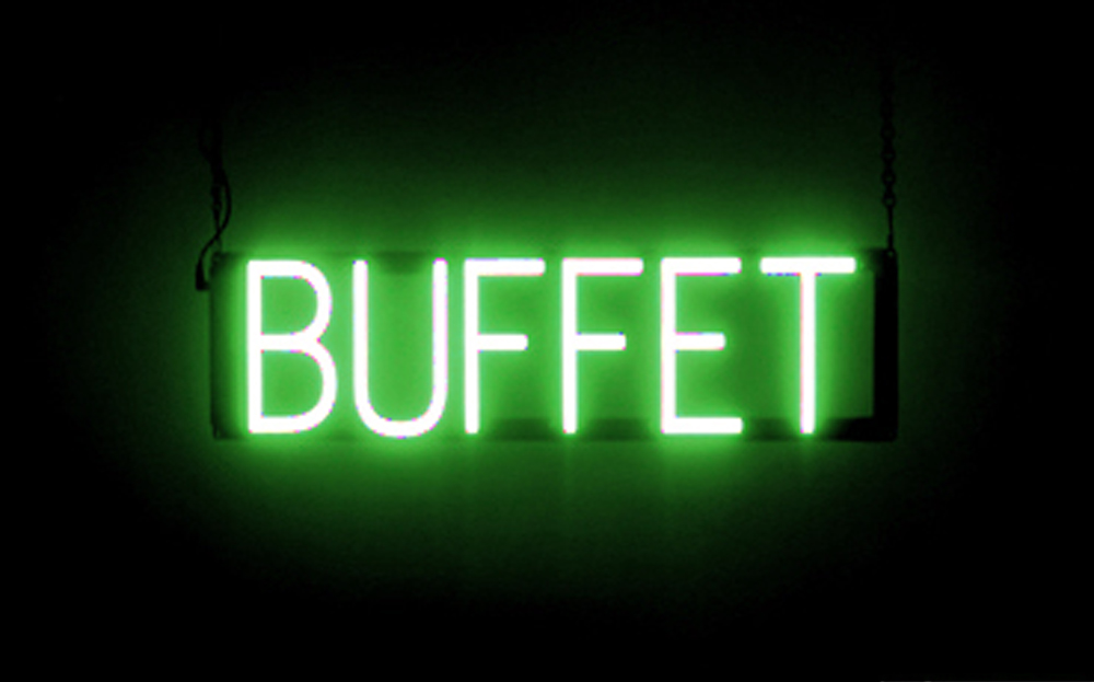 SpellBrite BUFFET LED Sign for Business. 22.6