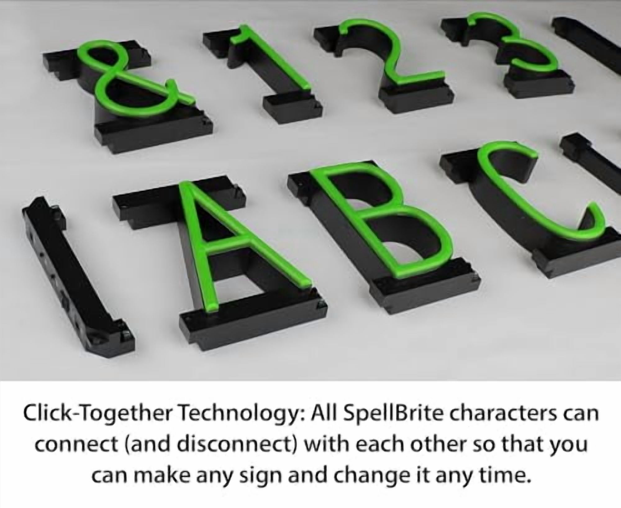 SpellBrite LED Period | Build Changeable DIY Signs with Green LED ...