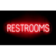 SpellBrite Neon-LED TOILET Sign With Dimming Capability. LED Bathroom ...